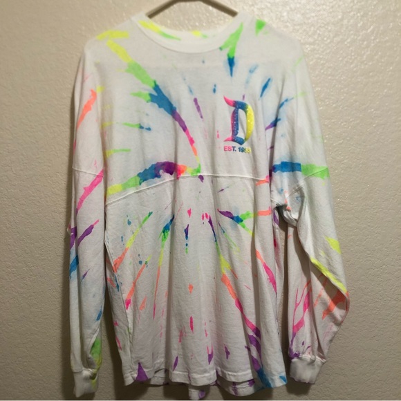 Disney | Tops | Disneyland Paint Splatter Spirit Jersey | Poshmark